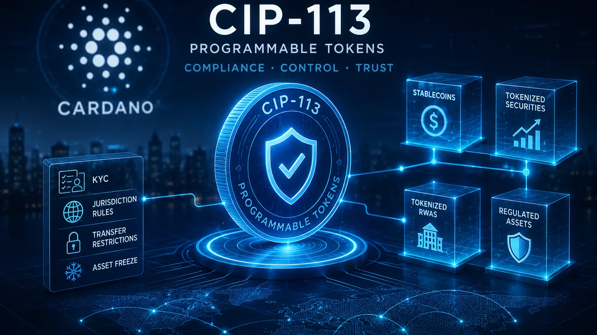 Cardano 的 CIP-113 推动原生资产迈向受监管的代币化 | Cardano News - SongMarketCap